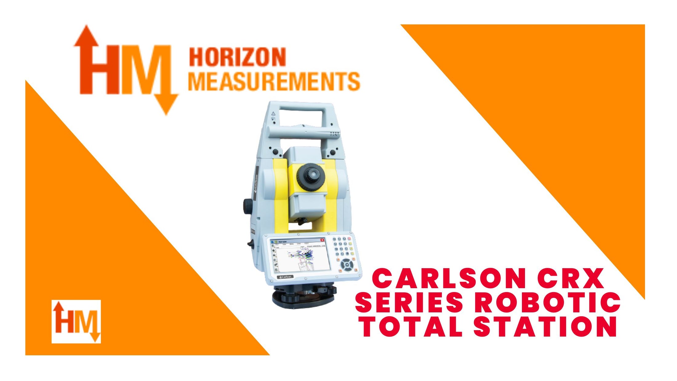 Carlson CRx Series Robotic Total Station – HorizonMeasurements